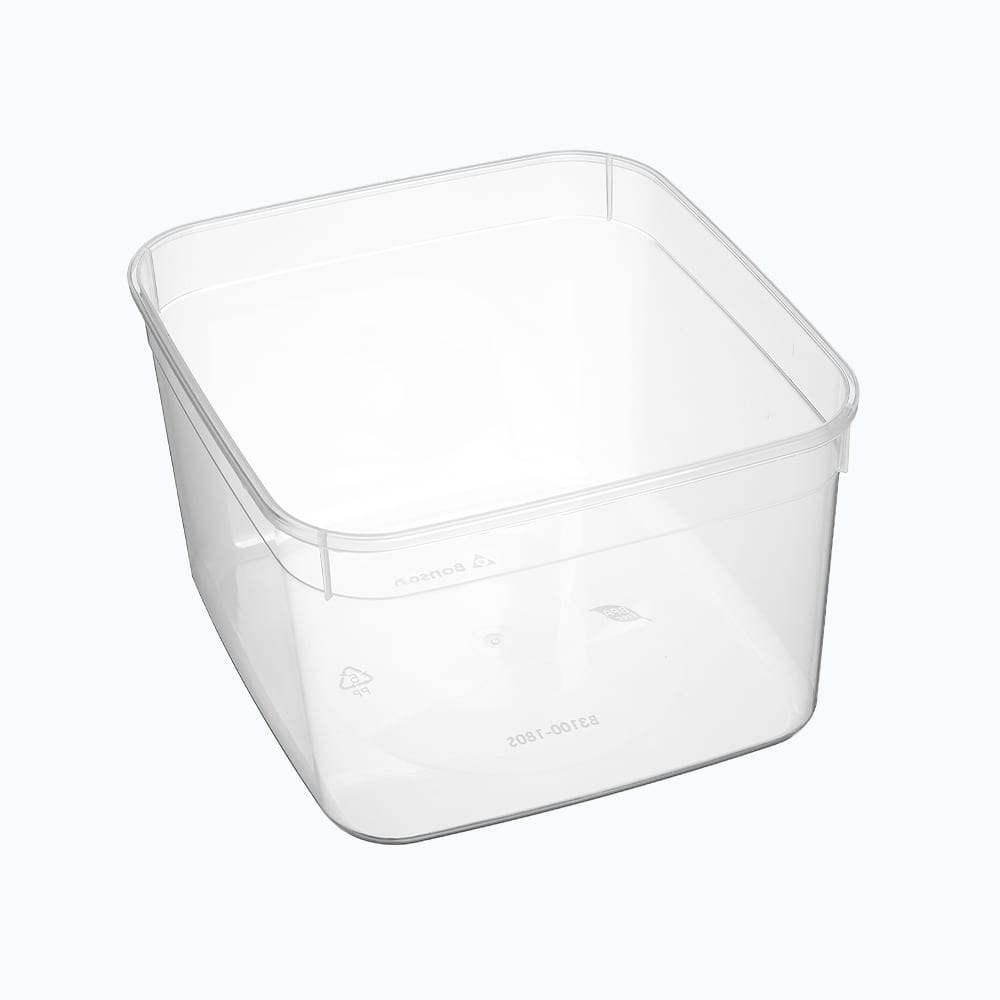 Reusable Plastic Storage Pails | Clear, Freezer | BonWare™ - Bonson AU
